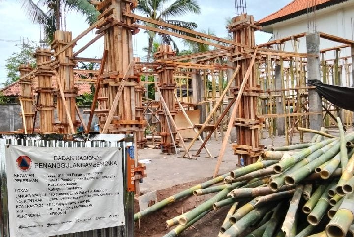 Misterius...! Proyek Gedung Pusdalops BPBD Jembrana Tak Jelas, LSM ...